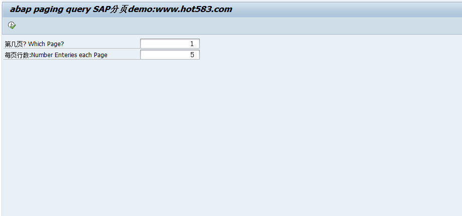 SAP ABAP paging query Step by Step - SAP ABAP Tutorials Tech Skills